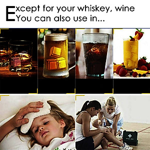 12 Pack Whiskey Stones Gift Set for Men, Das TooKii Stainless Steel Ice Cubes Chilling Stones Reusable, High Cooling Rocks Metal Ice Cube for Drinks Beverage Wine with Ice Tongs & Freezer Storage Box