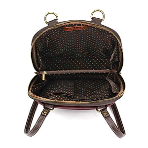 Chala Group Chala Handbags Paw Print Convertible Backpack Purse Dog Lover, 10.5'' x 10.5'' x 4''