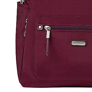 Baggallini Women's All Day Backpack, Eggplant, One Size…