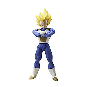 Bandai Tamashii Nations S.H. Figuarts Super Saiyan Vegeta (Cell Saga) "Dragon Ball Z" Action Figure