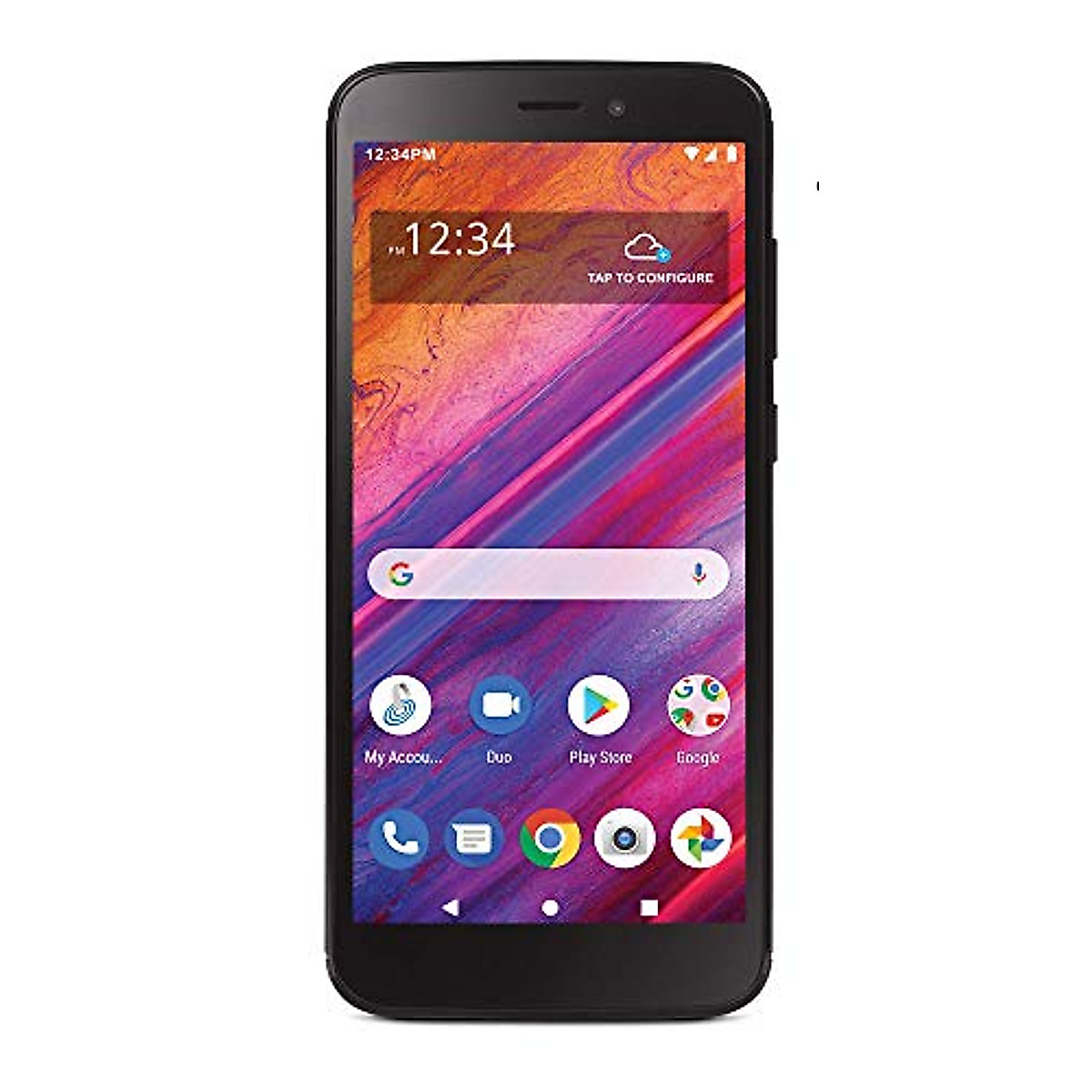 Total Wireless Blu View 1 4G LTE Prepaid Smartphone (Locked) - Black - 16GB - Sim Card Included - CDMA