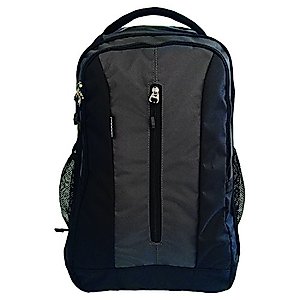 ORBEN Vertical Zip Laptop Backpack (Grey Black)