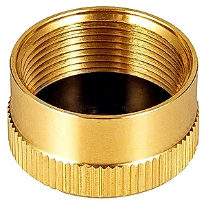 Uenede 8PCS Solid Brass Propane Bottle Caps Suitable for All 1LB Gas Refill Tank Cylinder Sealed Protect Cap