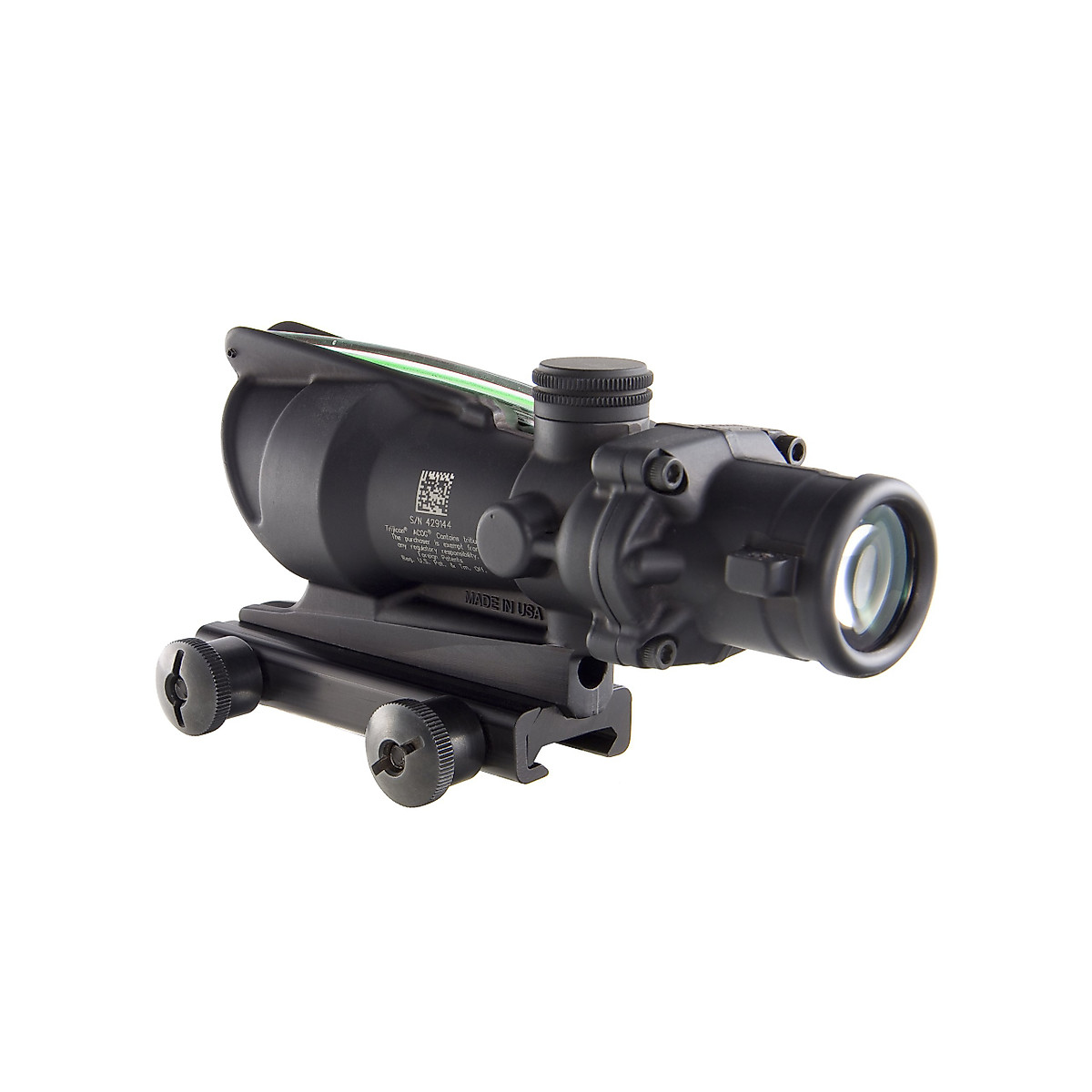 Trijicon TA31-D-100290 ACOG 4x32 Dual Illuminated Green Chevron M193 Ballistic with TA51 Mount