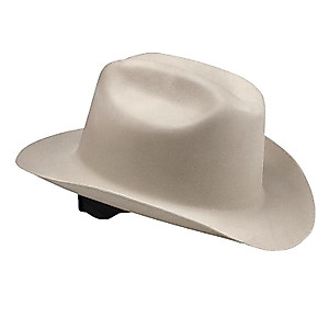 Jackson Western Hard Hat, White, Wide brim (138-19500)