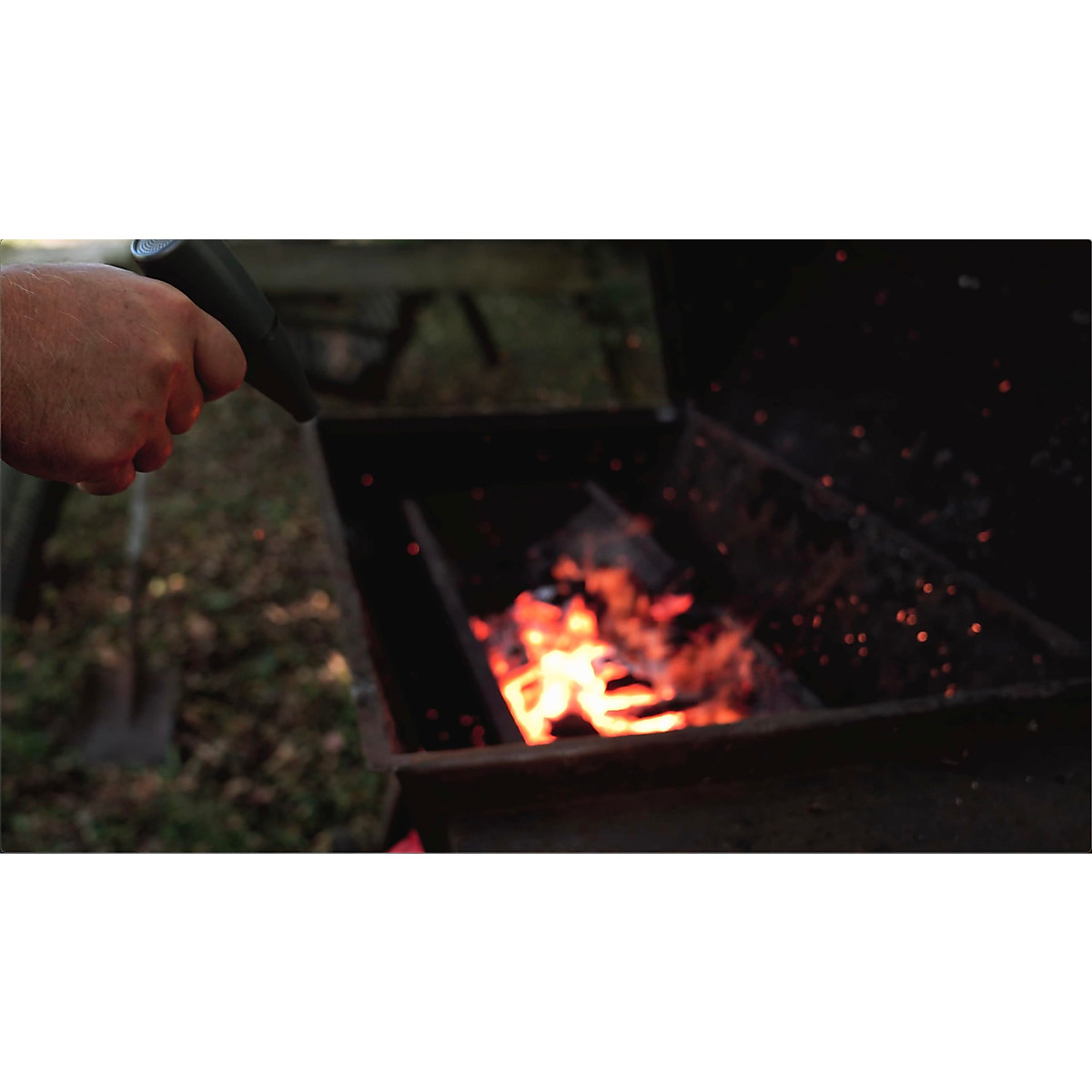 BlazeBoost Jet Air Blower - Jump Start Your Fireplace, Fire Pit,Charcoal Grill Or Campfire by Delivering A Ridiculous Amount of Oxygen to Your Fire 100,000 RPM Power with Rechargeable Battery