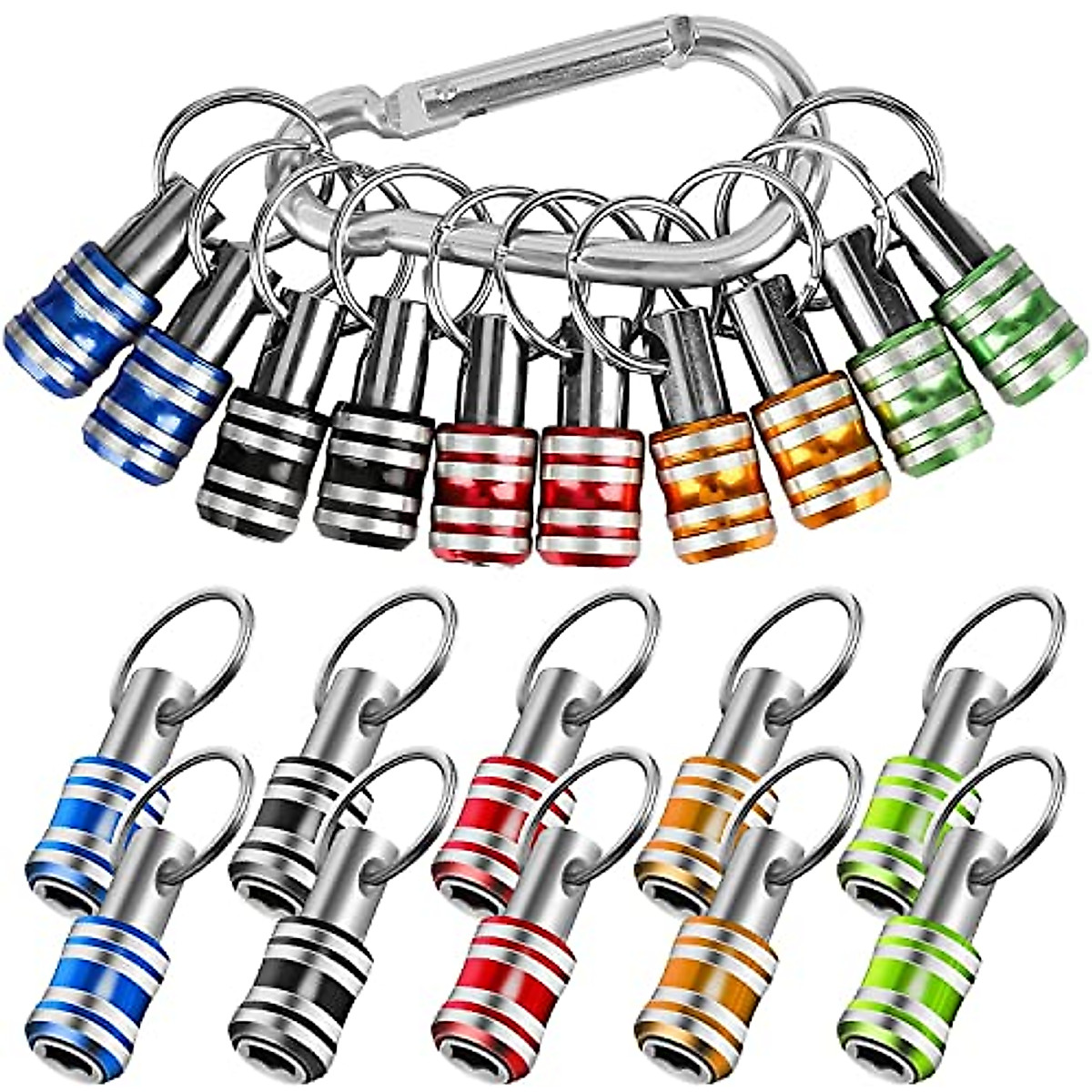 10PCS 1/4 inch Hex Shank Screwdriver Bits + Universal Socket Grip Tool Gifts for Men