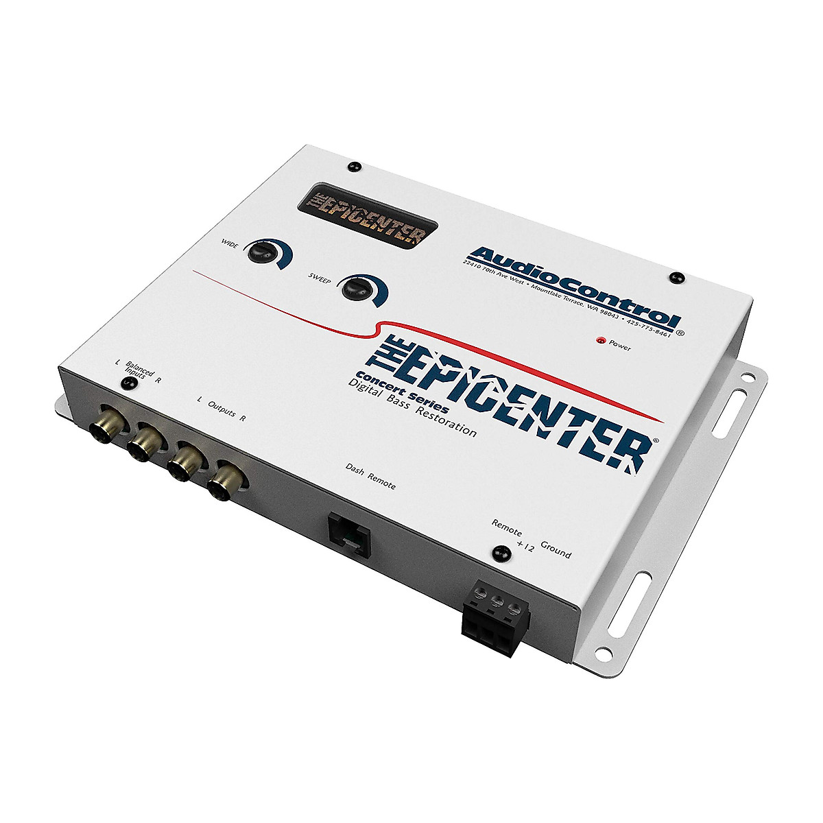 AudioControl The Epicenter Bass Booster Expander & Bass Restoration Processor with Remote (White)