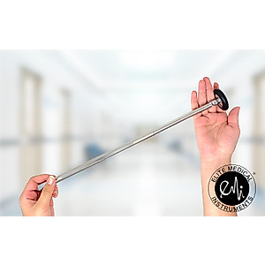 Telescopic Babinski Medical Reflex Hammer by Elite Medical Instruments - Adjustable Length from 7 inches to 15 inches