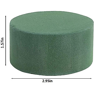 CCINEE Round Floral Foam,Wet Florist Foam Block Flower Arrangement Supplies for Craft Project,Pack of 20