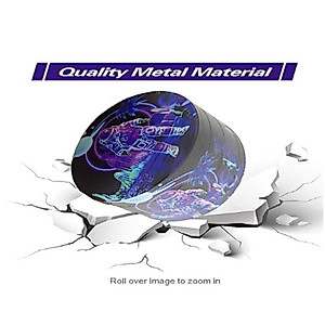 Spice Grinder 2.5 Inch - excellent grinder with zinc alloy holder, alloy color crusher, Cleaning brush for Bay Leaf, Basil, Rosemary, various models, mill rail and handy crank. (Purple Astronaut)