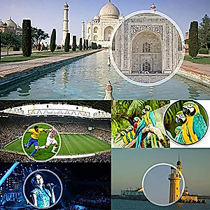 LIMENG Mini Telescope for Adults,99x99 HD Optical Focus Telescope Waterproof Mini Monocular Telescope for Sporting Events,Concerts,Camping Scope,Travelling,Black