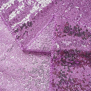 Light Purple Sequin Backdrop Curtains 2 Panels 2FTx8FT Photo Backdrop Glitter Birthday Party Curtains