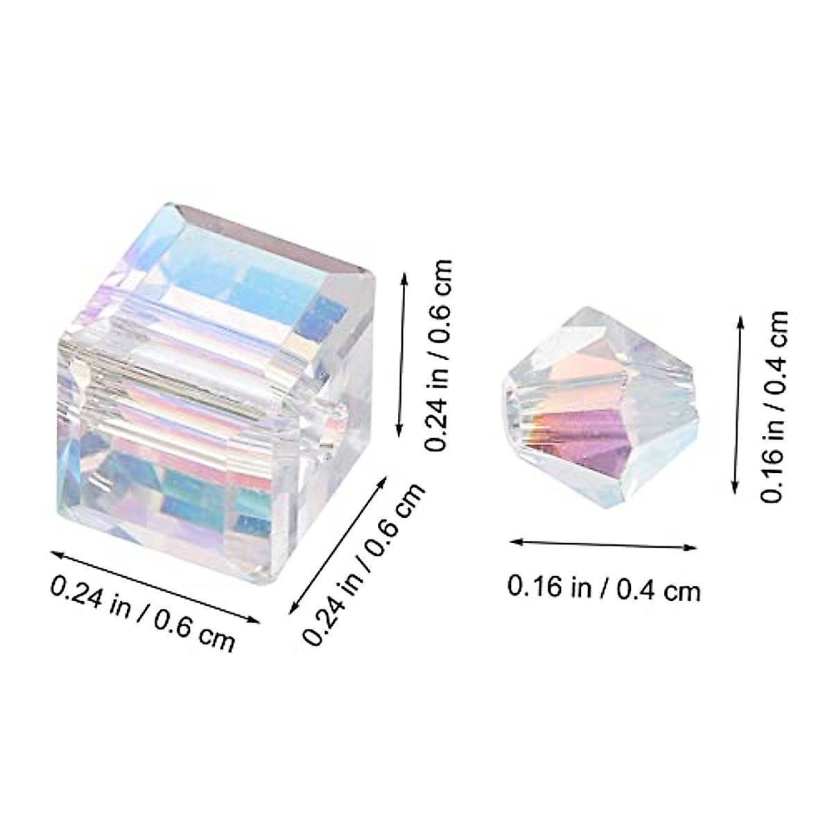 360 Pcs Jewelry Beads Bracelet Beads Glass Earring Kit Beads Glass Beads for Bracelets Making Beads in Bulk Bracelet Making Beads Assorted Beads Bracelets Kit Beads Gemstone Beads