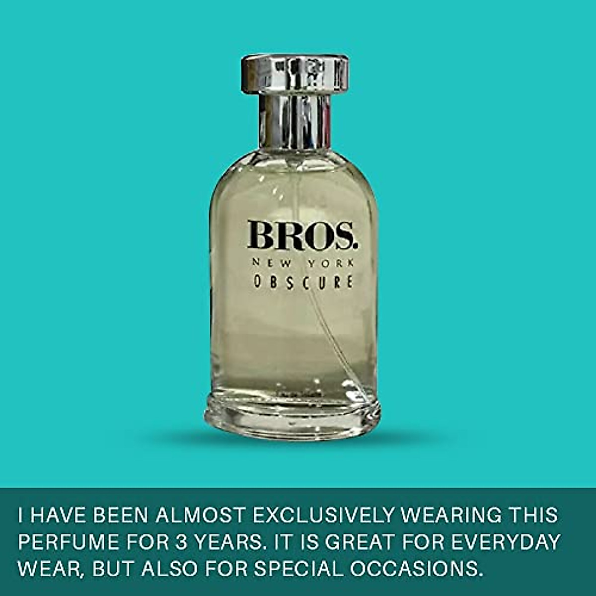 Bros. New York Obscure - Eau De Toilette Spray Perfume, Fragrance For Men- Daywear, Casual Daily Cologne Set with Deluxe Suede Pouch- 2.7 Oz Bottle- Ideal EDT Beauty Gift for Birthday, Anniversary