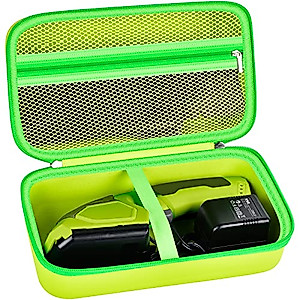 PAIYULE Hedge Trimmer Case Compatible with Sun Joe HJ604C/ for WORKPRO Cordless Grass Shear/Shrubber Handheld Trimmer, Grass Clippers Storage Holder Bag for Battery and Charger（Box Only