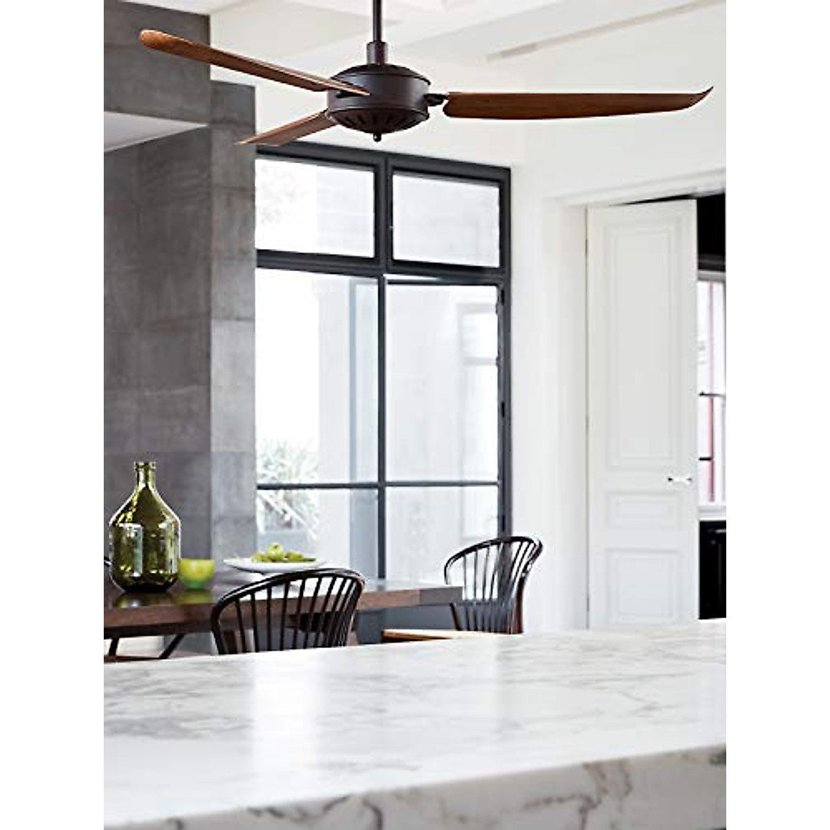 Lucci Air 21101701 Carolina Ceiling Fan 56 Inch, Oil Rubbed Bronze with Dark Koa Blades