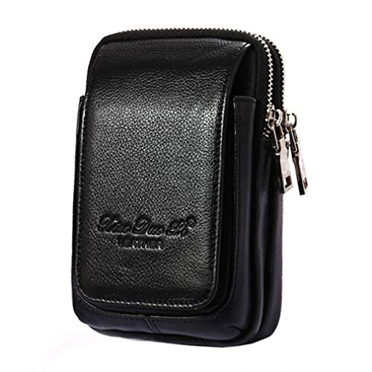 Leather Waist Pack Phone Belt Bag for Men Loop Holster Wallet Cellphone Case Pouch Pack Clip Money Purse for Phone Note Edge Plus