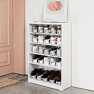 carrotez Shoe Slots Organizer 3 Pack - [Litem] Space Saving Shoe Organizer Rack for Closet - Easy Shoe Stacker, 9.84'' x 3.89'' x 4.26'' (Cool Grey, 3 Pack)