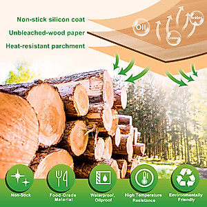 Disposable Air Fryer Paper Liners, 125Pcs 6.5In Parchment Paper Baking Liner for 2-5 QT Airfryer Basket, Oven, Microwave Accessories