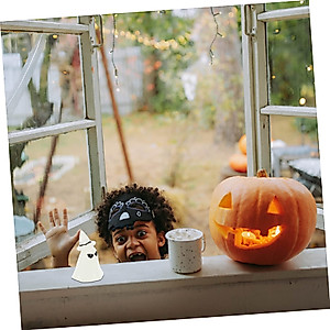 IWOWHERO 10pcs Luminous Ornaments Tabletop Decor Mini Figurine Mini Resin Figurines Ornaments for Crafts Miniature Halloween Figurines Halloween Gag Toys Resin Pumpkin Decor Party Supplies