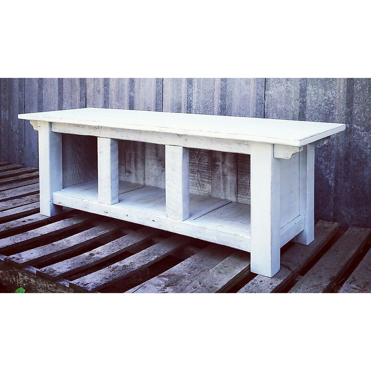 Rustic Farmhouse Bench