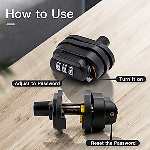 RioRand Trigger Lock 3 Digit Set Your Own Combination Gun Loc 5PCS