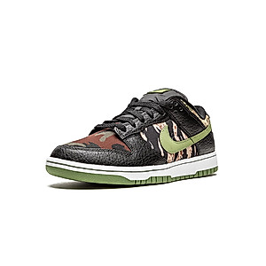 Nike Mens Dunk Low DH0957 001 Black Multi-Camo - Size 10