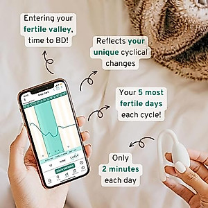 kegg Fertility Tracker + Free Fertility App | 12-Month Pregnancy Warranty | No Recurring Costs | Predicts Fertile Window | Helps Exercise Pelvic Floor Muscles
