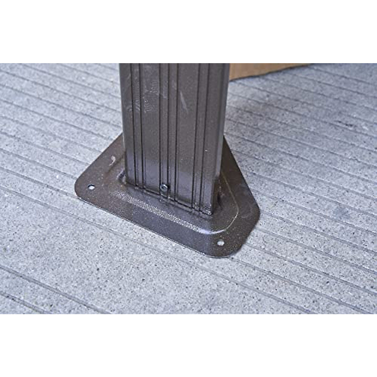 DHPM 12 * 20 FT Hardtop Gazebo with Steel Outdoor Gazebo Canopy Double Vented Roof Pergolas Aluminum Frame with Curtains for Garden,Patio,Lawns,Parties