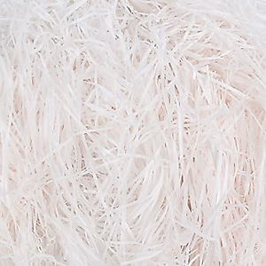LOMIMOS 200g/7oz Easter Grass Off White Raffia Cut Paper Confetti Shred,for Gift Wrapping Craft DIY Basket Box Packaging Filling