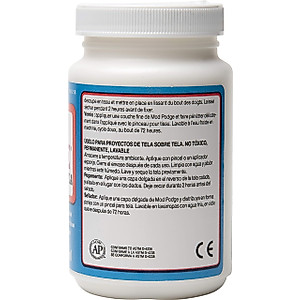 Mod Podge Eight-Ounce Fabric, 8, Transparent, 8 Fl Oz