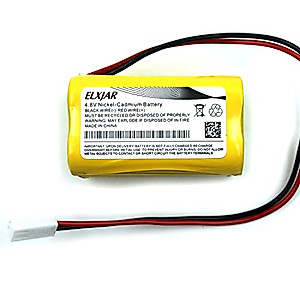 elxjar (5-Pack) 4.8V 800mAh Ni-CD Battery Pack Replacement for Astralite 20-0001 Day-Brite A15032-1 CXL6VBXT CXXL3GW, Lithonia A15032-1 Osi OSA004 Powersonic A150321 Emergency Exit Light