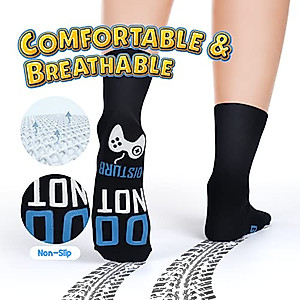 Gifts For Men Funny Novelty Socks - Christmas Stocking Stuffers for Men Women Teen Boys Girls Fun Gaming Gamer Dress Socks Birthday Mens Gift Ideas Cool Stuff For Dad Father Boyfriend Adult