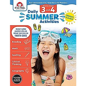 Evan-Moor Daily Summer Activities, Grade 3-4