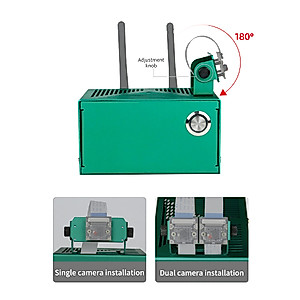 Yahboom Jetson Nano Aluminum Alloy Case Compatible with Orin Nano Orin NX Xavier NX, Metal Case with Cooling Fan Reasonable Design Bright Green Metal for Superior Heat Dissipation