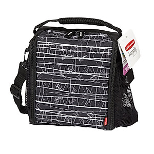 Rubbermaid LunchBlox Lunch Bag, Medium, Black Etch