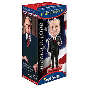 Royal Bobbles Gerald Ford 38th President of The United States Collectible Bobblehead Statue