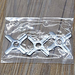 ADUCI 3pcs Meat Grinder Knife Stainless Steel Mincer Blade Spare Parts for Moulinex HV3/for KRUPS F402 for Daewoo Kitchen Appliance