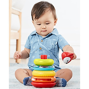 Skip Hop Baby Stacking & Nesting Toy, Explore & More Fox Stacking Toy