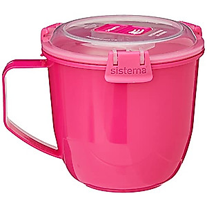 Sistema To Go Collection Soup Mug, Large, 1 Count, Colors may vary, 900 milliliters