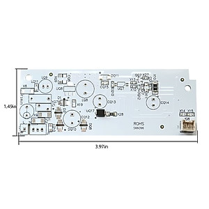 W10515057,W10398007 WPW10515057 AP6022533 PS11755866 LED Light Board Replacement for Whirlpool WRS325FDAM02 Refrigerator