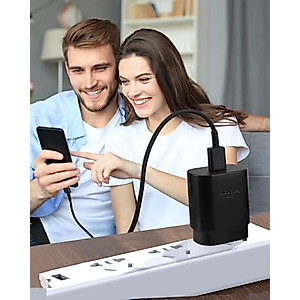 Super Fast Type C Charger, 25W USB C Wall Charger for Samsung Galaxy S24 Ultra/S24+/S24/S23 Ultra/S23/S22 Ultra/ S22/ S22 Plus, S20 / S21 Ultra Plus, Note 20 / Note 10 Plus with 6.6FT C Type Cable