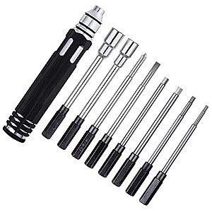 Multifunctional 8 In 1 Screwdriver Set Repair Tool Kit Hexagon Socket For Car Drone Plane Spanner Electric Tools