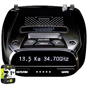 Uniden DFR7 Super Long Range Radar Detector with GPS Bundle with 1 YR CPS Enhanced Protection Pack
