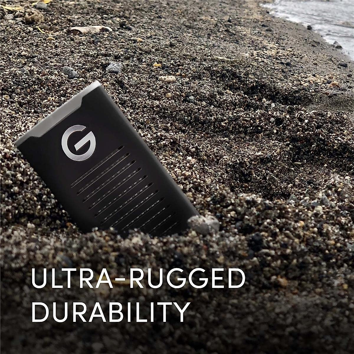 SanDisk Professional 4TB G-Drive SSD - Ultra-Rugged, IP67 Dust/Water Resistant, Portable External NVMe Solid State Drive, Up to 1,050 MB/s, USB 3.2 Gen 2 - SDPS11A-004T-GBANB