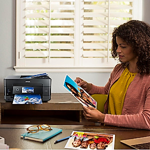 Epson Expression Premium XP-7100 Wireless Color Photo Printer with ADF, Scanner and Copier, Black