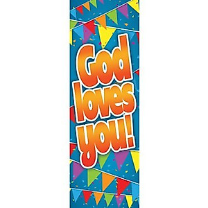 Bookmark - Kids - God loves you! - (Pack of 25)