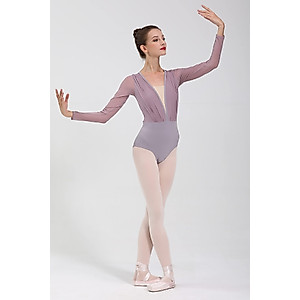 Dance Elite - Eliza - Dance Leotard For Women. Leotards for Women Ballet and Dance (Lilac, Adult M)