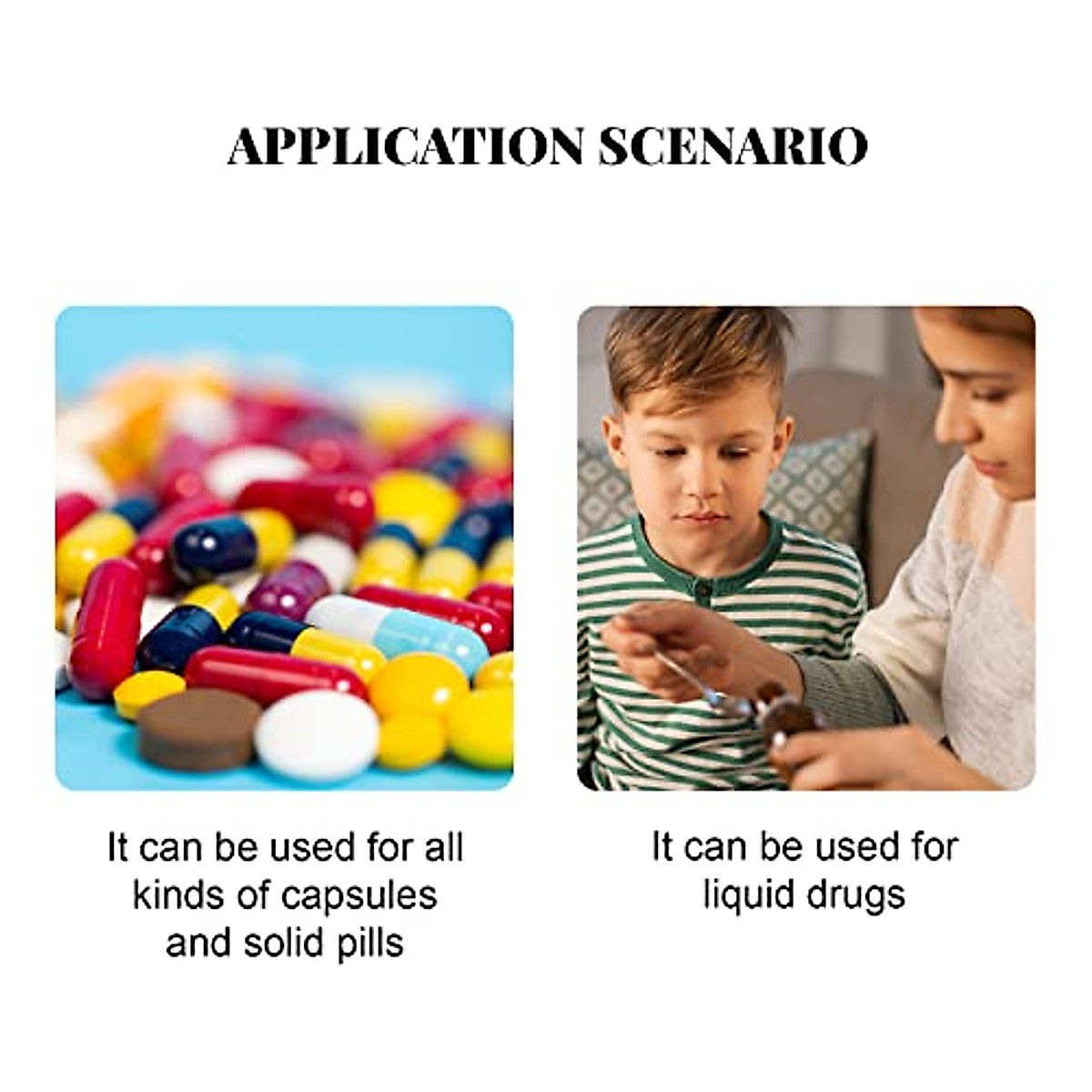 Capsule Filling Machine- 15pcs for Pill Filler Capsule Filling Micro Lab Spoon Spatula Mini Fast and Easy Powder Round Tamper Tool